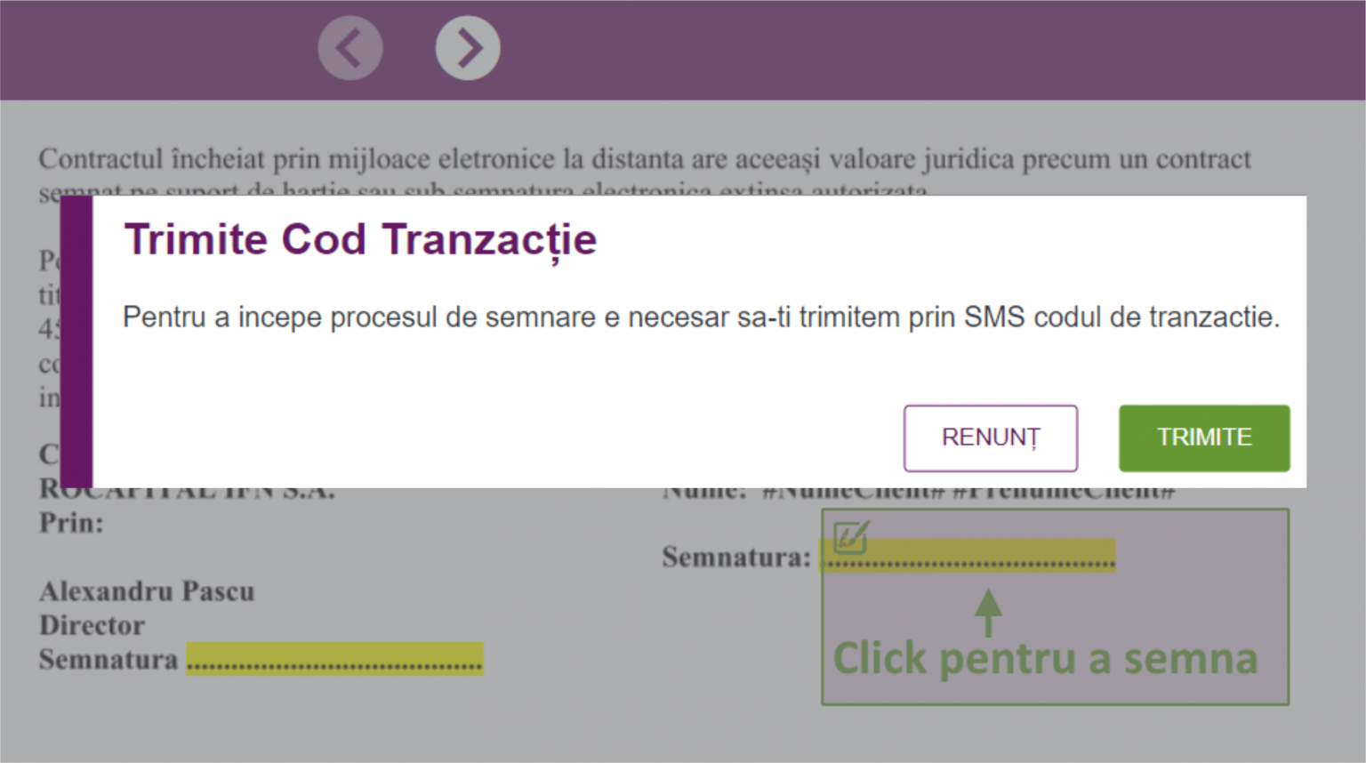 Semnarea electronica a contractului pentru un credit online este simpla ...
